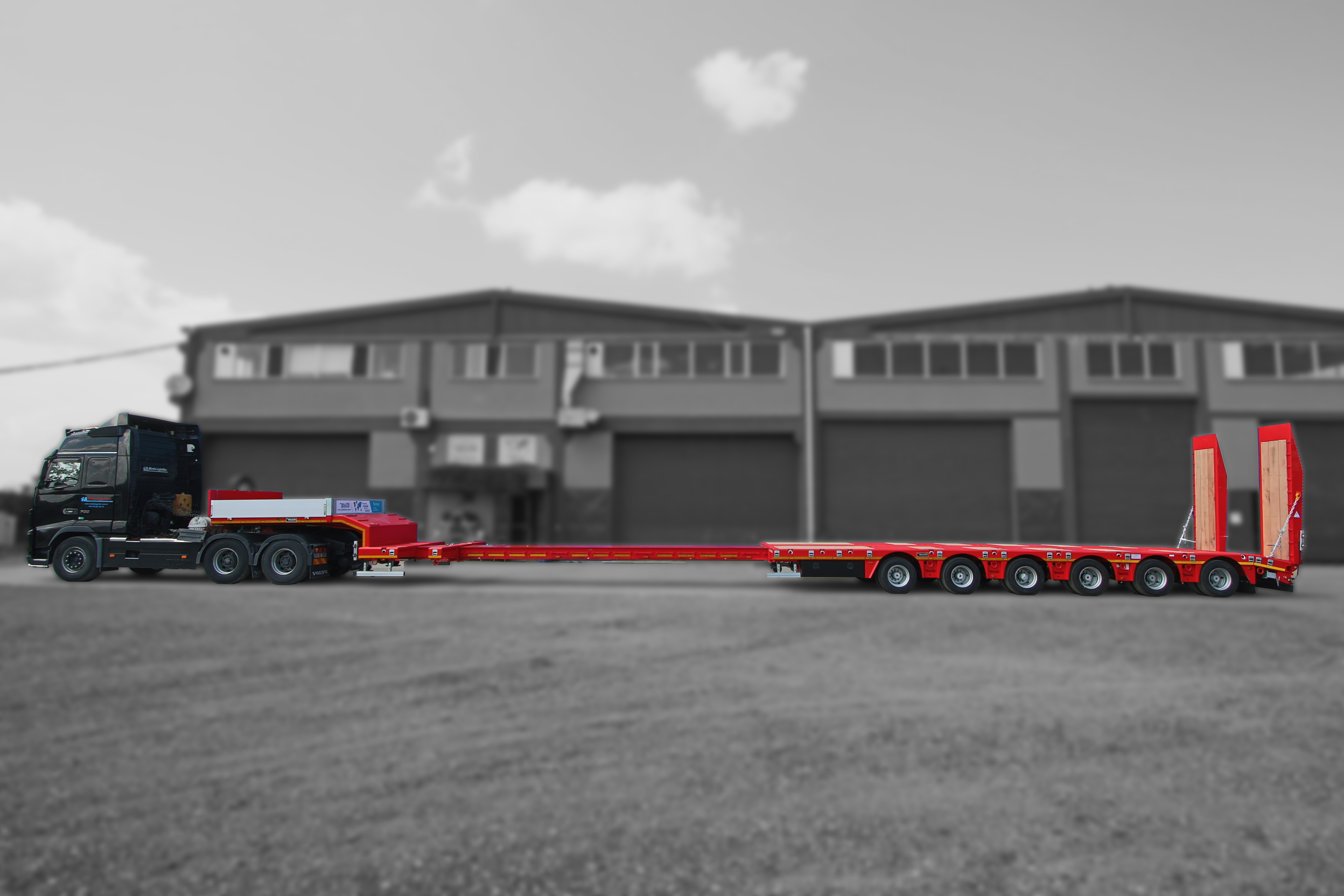 Lowbed Semi Trailer | YALCIN TRAILER